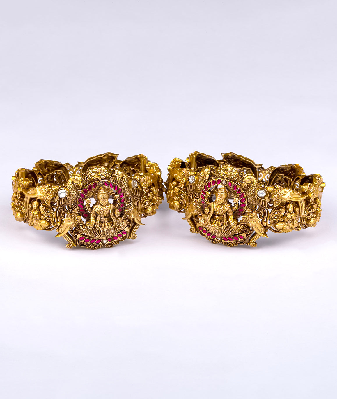 Buy 925 Silver Shubha Temple Bangle – ARCKZ Silver Jewellery – Arckz ...